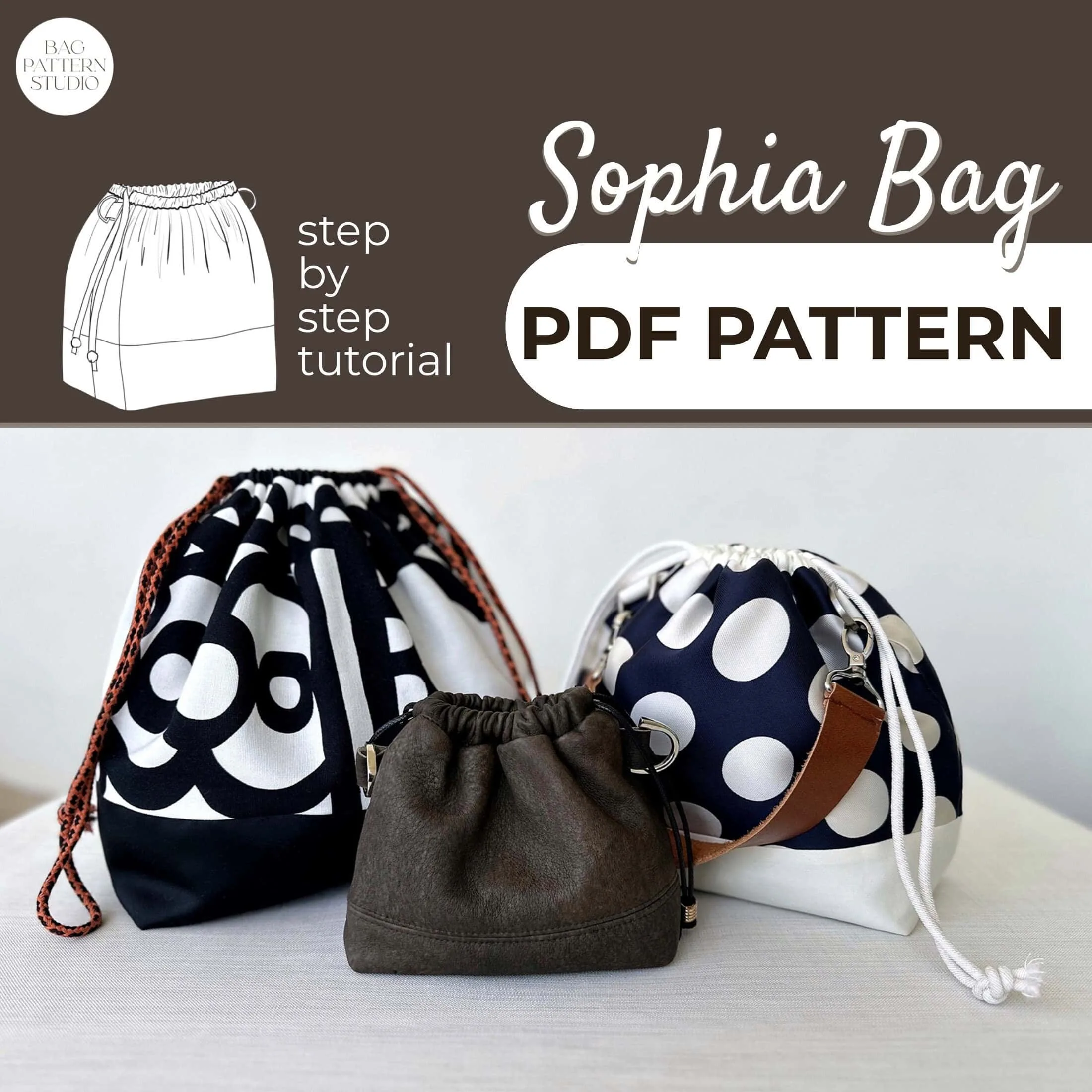 Drawstring Bag Sewing Pattern Pattern Couture