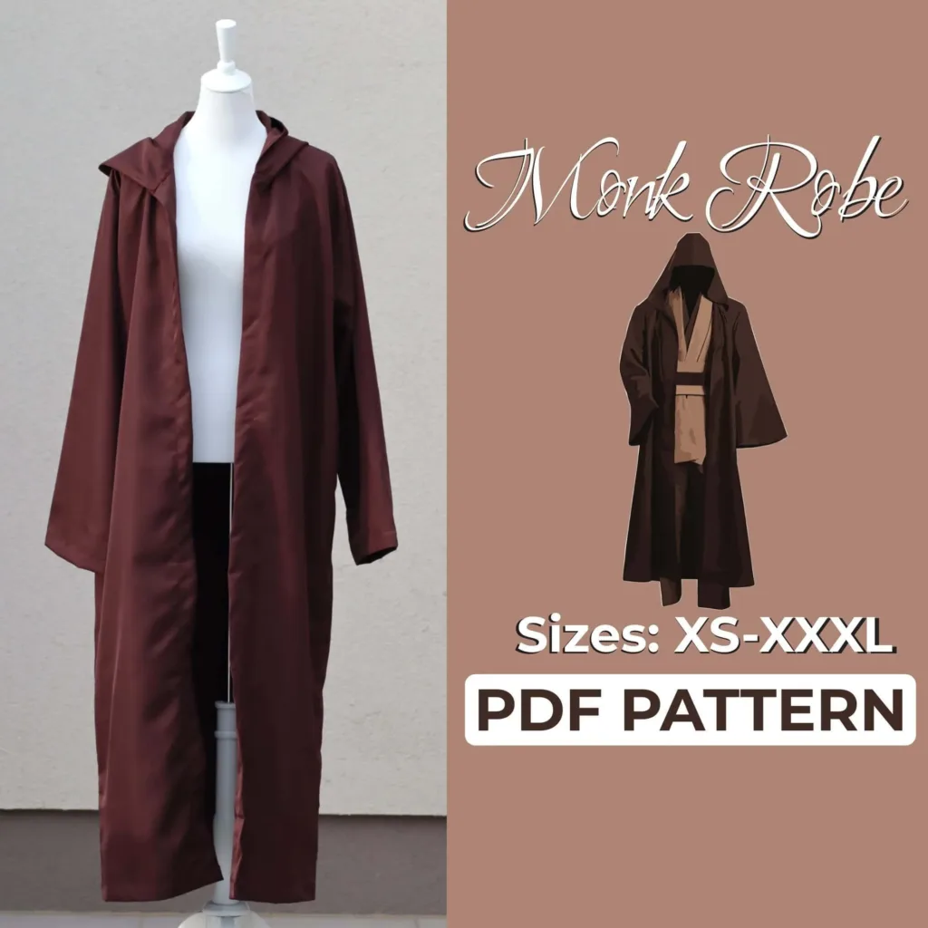 Jedi Hooded Robe Pattern | Pattern Couture