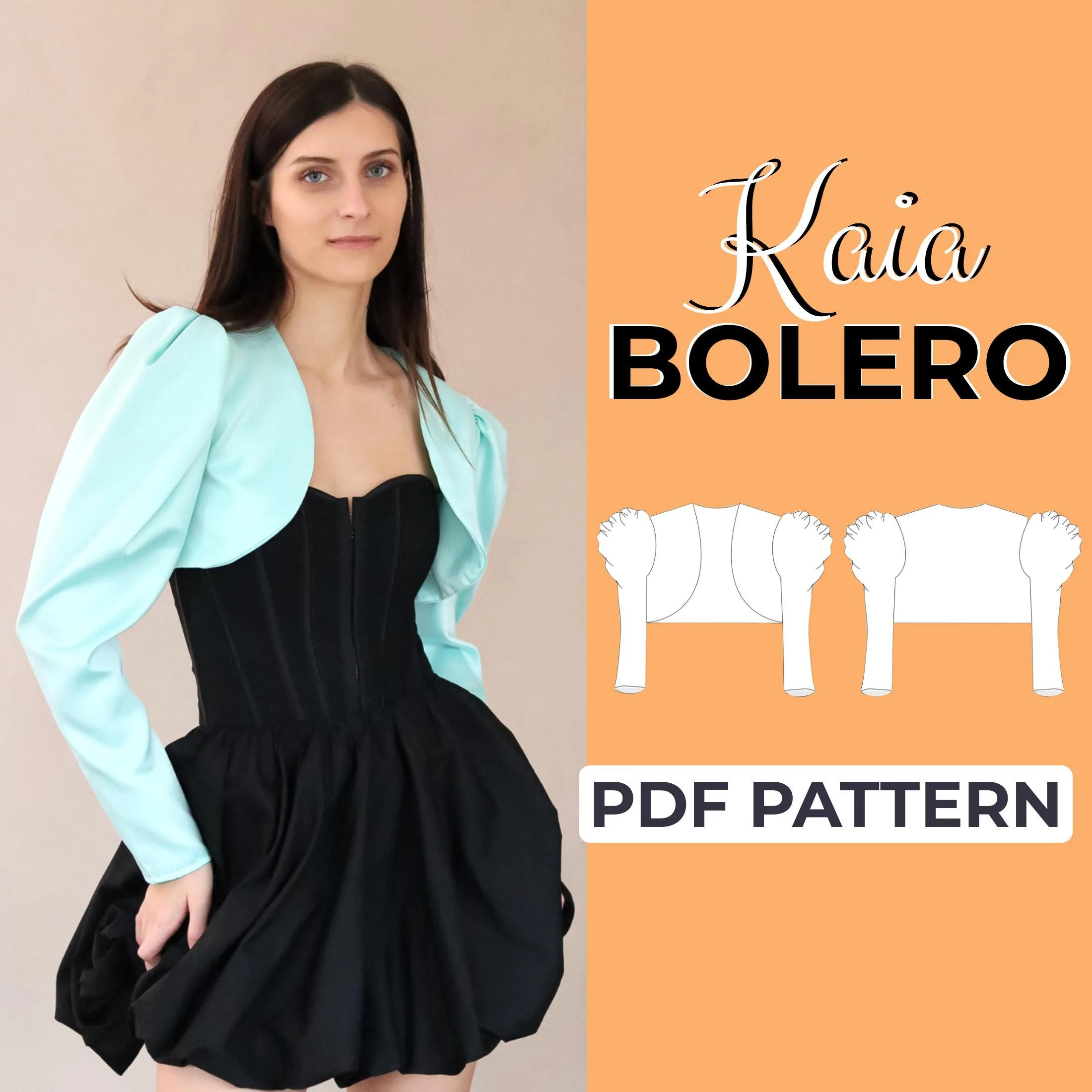 Bolero Sewing Pattern | Pattern Couture